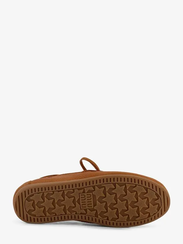 Miu Miu Vintage Effect Leather Loafers - Multicolor