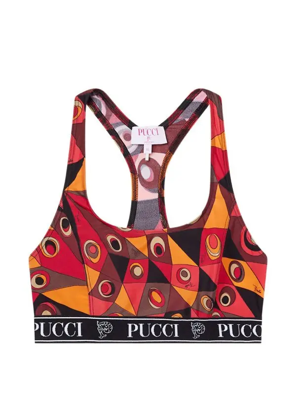 Emilio Pucci Printed Bralette - Multicolor