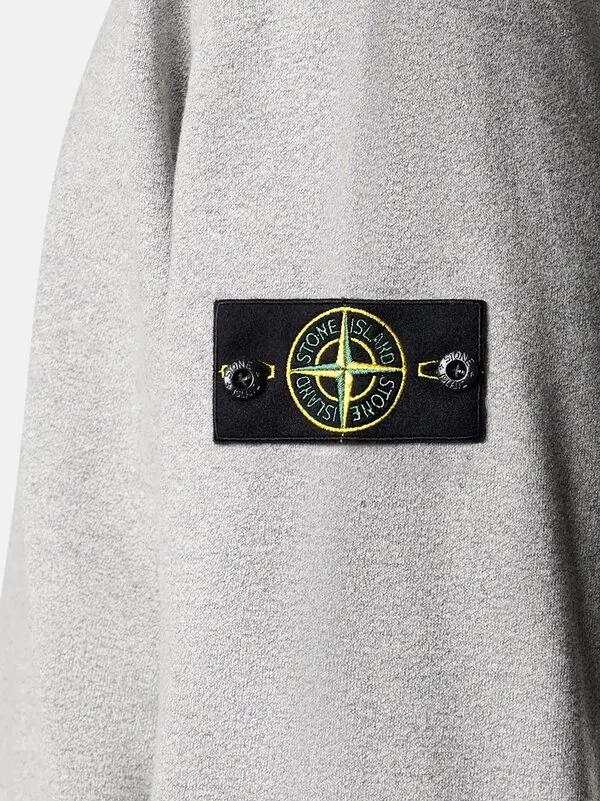 Stone Island Melange Cotton Crewneck Sweatshirt - Multicolor