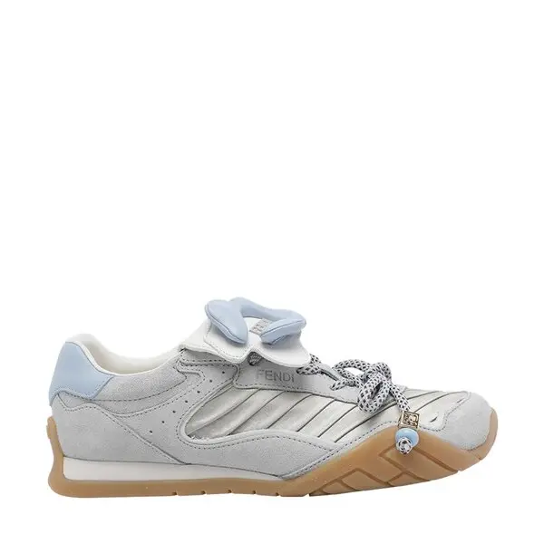Fendi Wave Sneakers Made In Italy - Gray