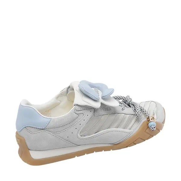 Fendi Wave Sneakers Made In Italy - Gray