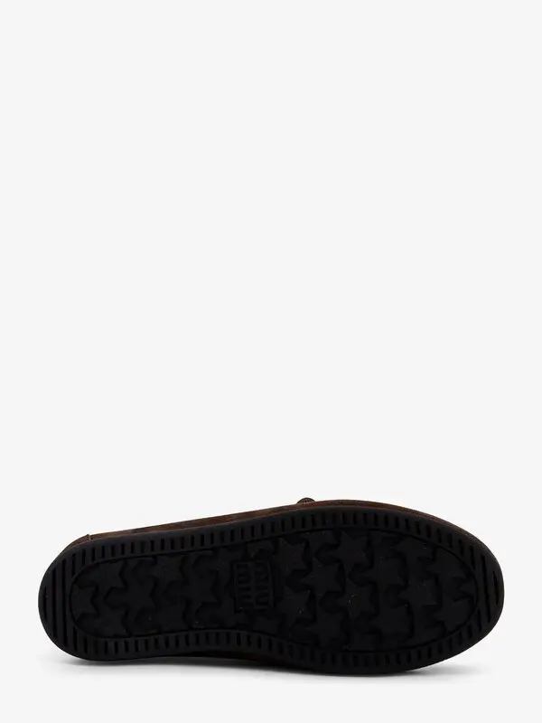 Miu Miu Vintage Effect Suede Loafers - Multicolor