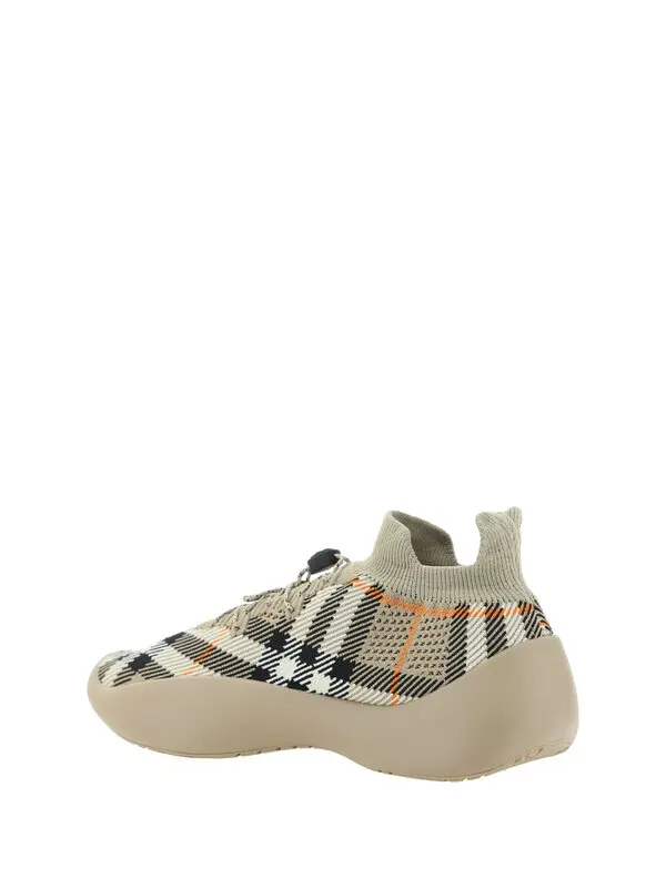 Burberry Neptune Sneakers With Equestrian Knight Detail