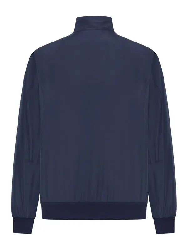 Kiton Technical Fabric Bomber Jacket With High Collar - Multicolor