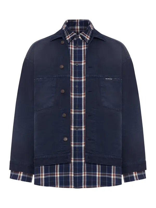 Balenciaga Patched Shirt-jacket