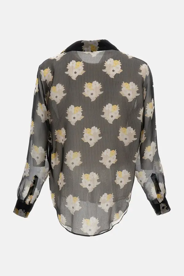 Fendi Double-layer Patterned Shirt - Multicolor