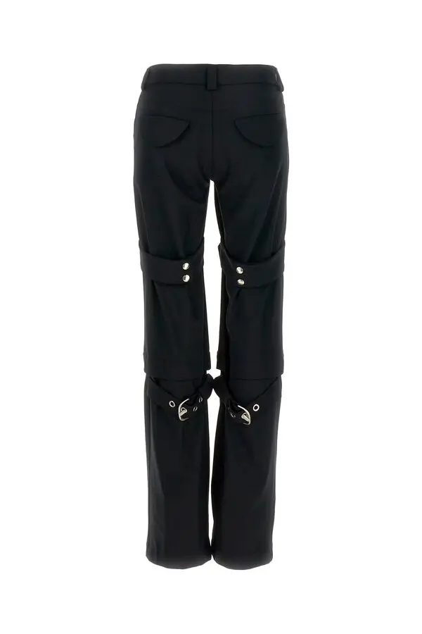 Off-White Adjustable Strap Trousers - Multicolor