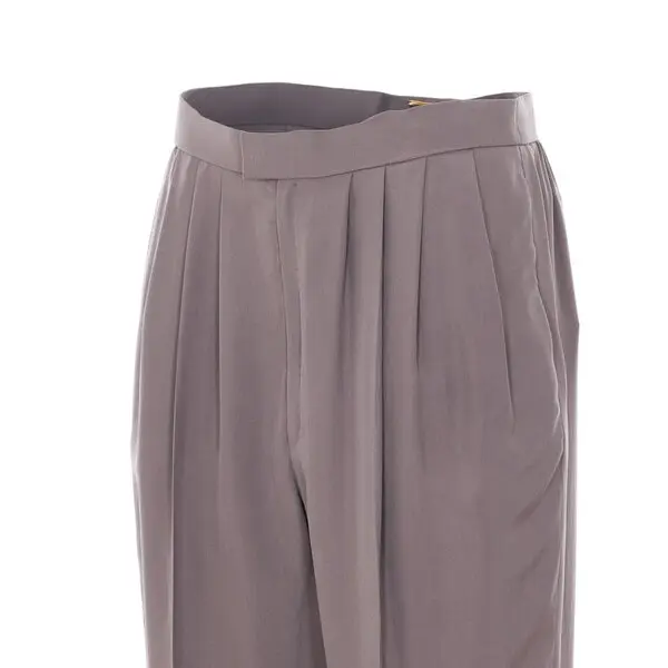 Saint Laurent Habotai Silk Straight-leg Pants