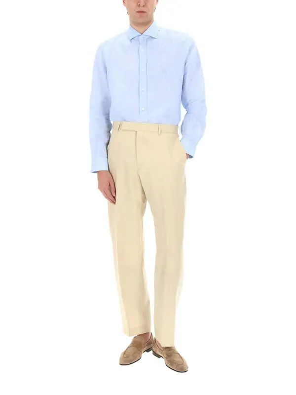 Brunello Cucinelli Linen Easy Fit Shirt