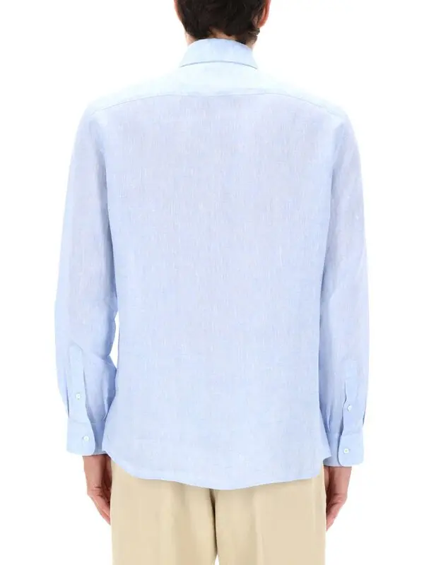 Brunello Cucinelli Linen Easy Fit Shirt