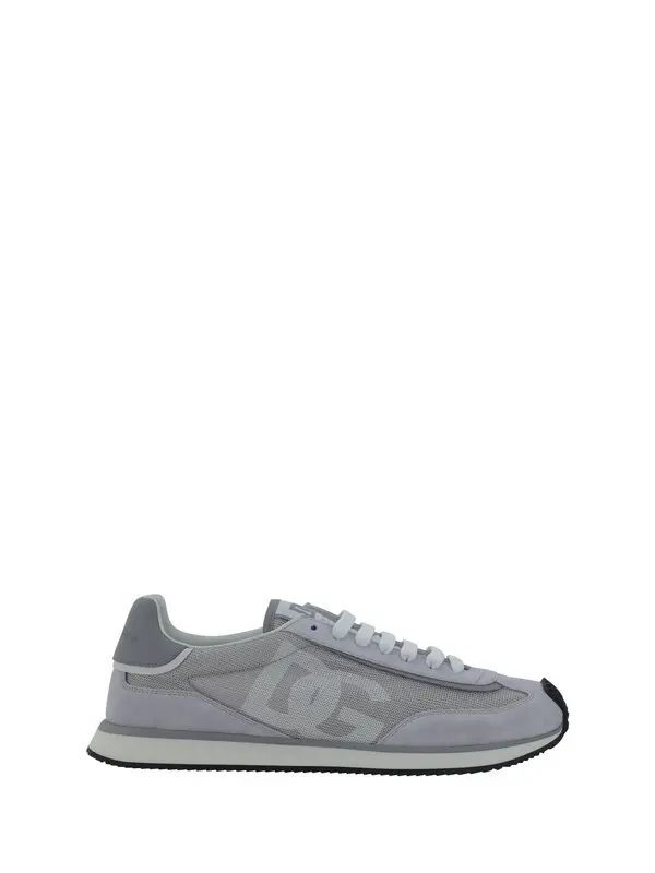 Dolce & Gabbana Suede Leather Lace-up Sneakers