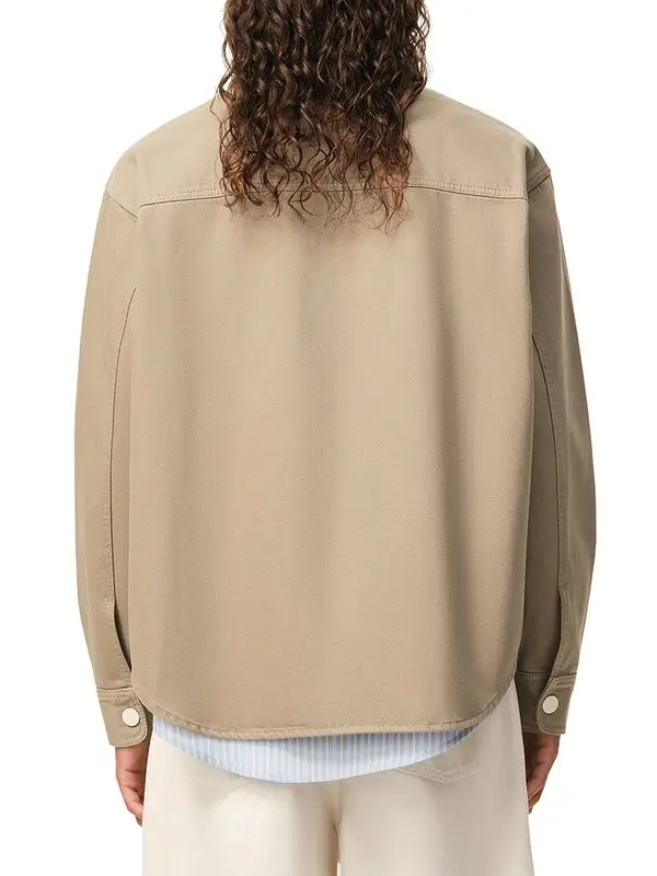 AMI Paris De Coeur Cotton Knit Shirt Jacket - Multicolor