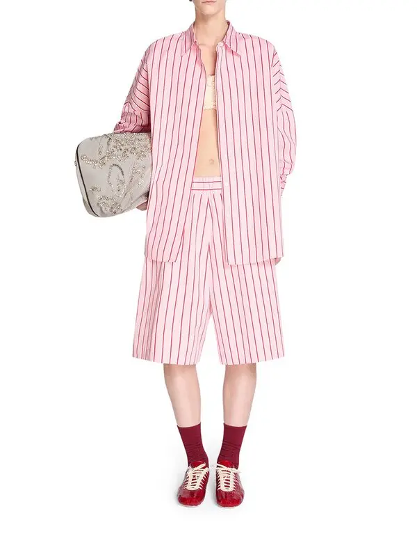 Dries Van Noten Striped Cotton Shirt - Multicolor