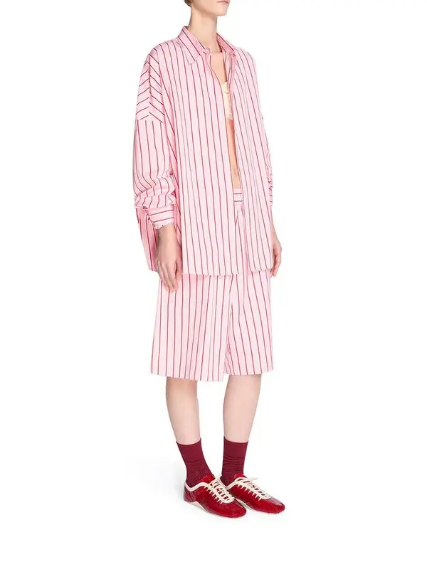 Dries Van Noten Striped Cotton Shirt - Multicolor