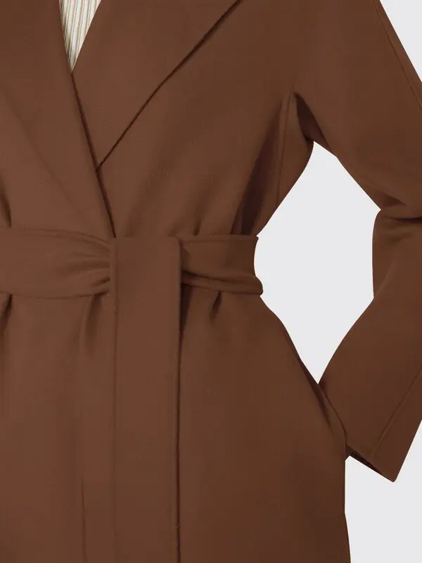 Max Mara Wool Blend Coat - Brown