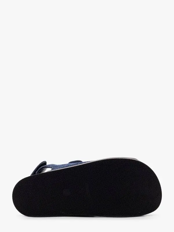 Givenchy Strap Flat Denim Sandals With 4g Metal Detail