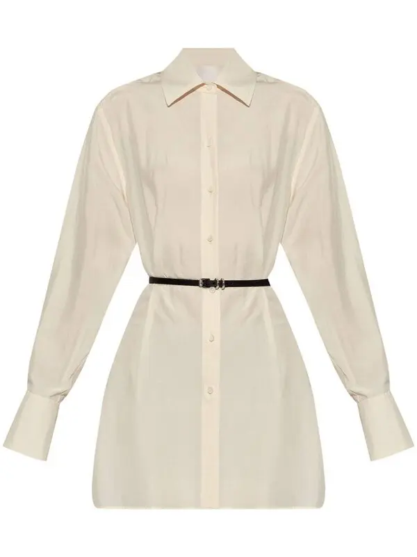 Givenchy Long Shirt With Voyou Belt