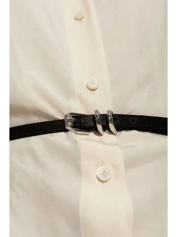 Givenchy Long Shirt With Voyou Belt
