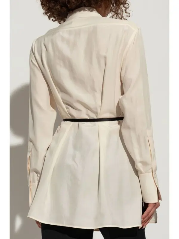 Givenchy Long Shirt With Voyou Belt