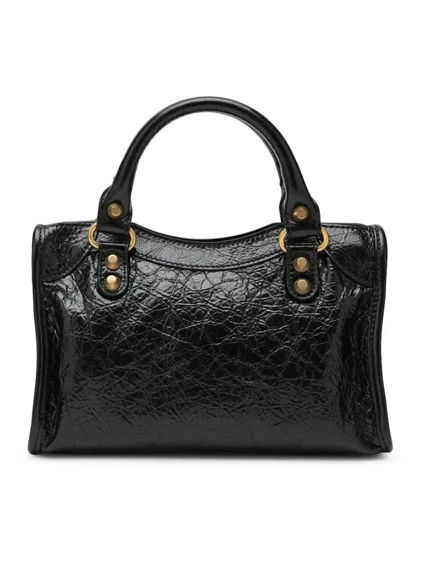 Balenciaga Le City Mini Bag With Studs And Buckles