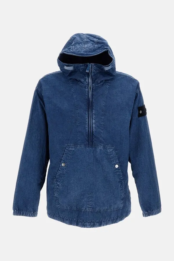 Stone Island Hooded Zip Up Jacket