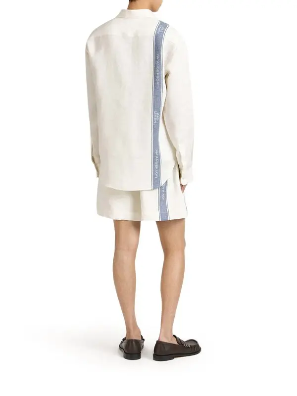 JW Anderson J.w.anderson Long-sleeved Linen Shirt