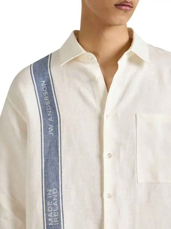 JW Anderson J.w.anderson Long-sleeved Linen Shirt
