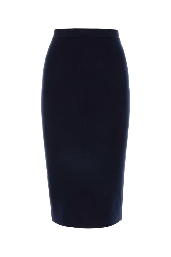Bottega Veneta Cashmere Blend Skirt - Blue