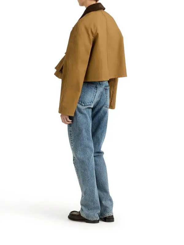 JW Anderson Waxed Cotton Barn Jacket - Multicolor