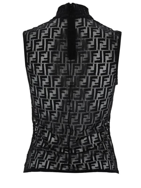 Fendi Ff Lace Top