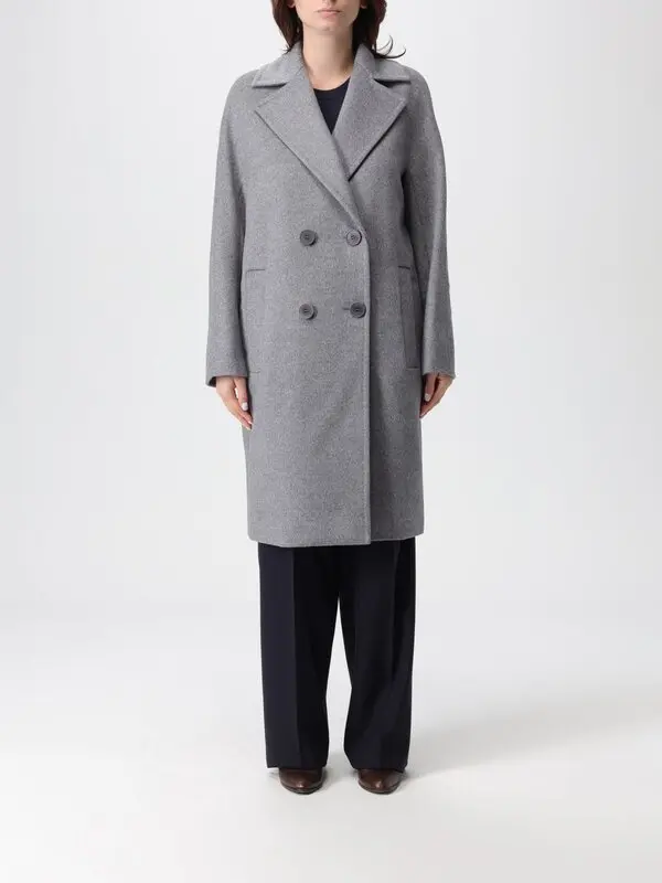 Max Mara Double-breasted Wool Coat - Gray
