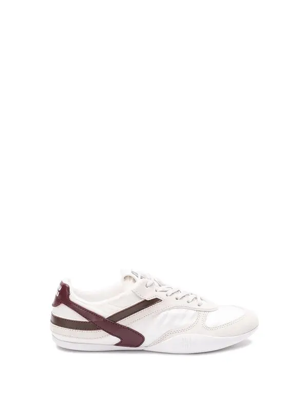 Miu Miu Technical Fabric And Suede Sneakers - Multicolor