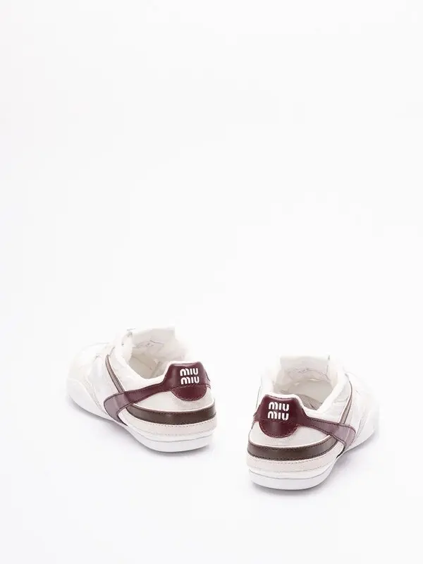 Miu Miu Technical Fabric And Suede Sneakers - Multicolor