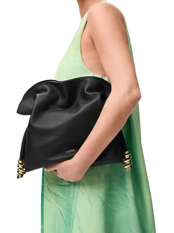 Loewe Medium Flamenco Clutch Bag In Calfskin Nappa