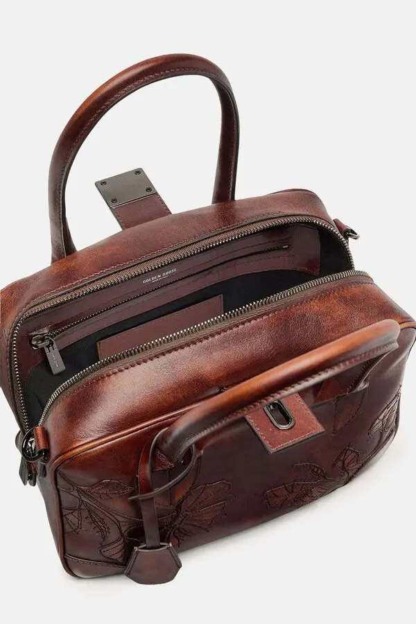 GOLDEN GOOSE Vita Bag Embossed Sheepskin Leather - Multicolor