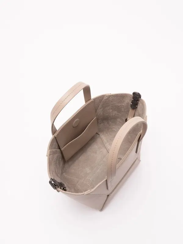 Brunello Cucinelli Calf Leather Handbag - Multicolor