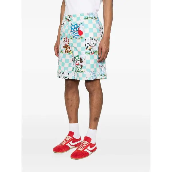 Kenzo Tailored Shorts With Graphic Print