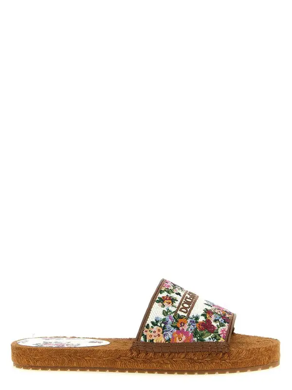 Dolce & Gabbana Cross-stitch Embroidered Espadrilles - Multicolor