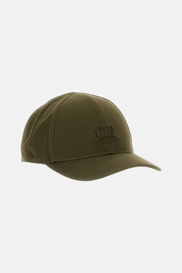 C.P. COMPANY Gabardine Logo Baseball Cap - Multicolor
