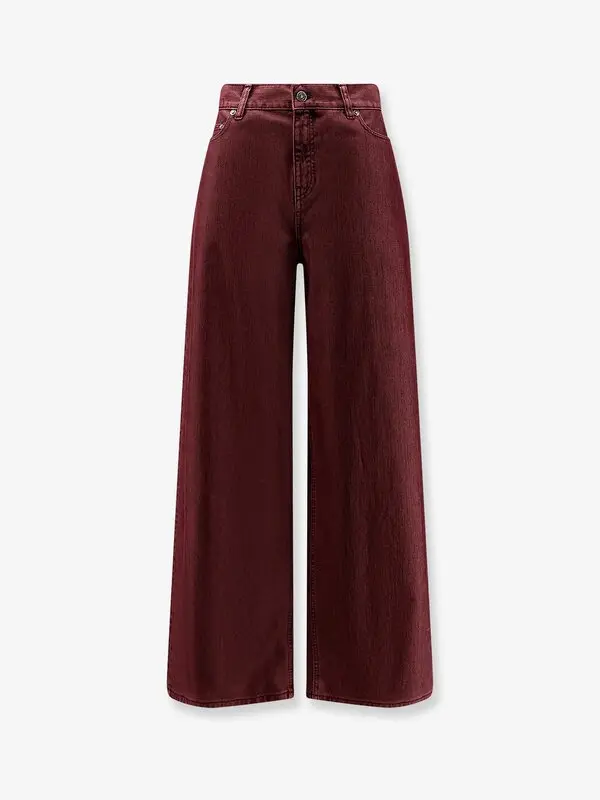 GOLDEN GOOSE Melody Boyfriend Fit Trousers - Multicolor