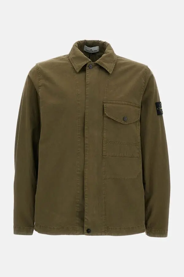 Stone Island Zip Overshirt - Multicolor