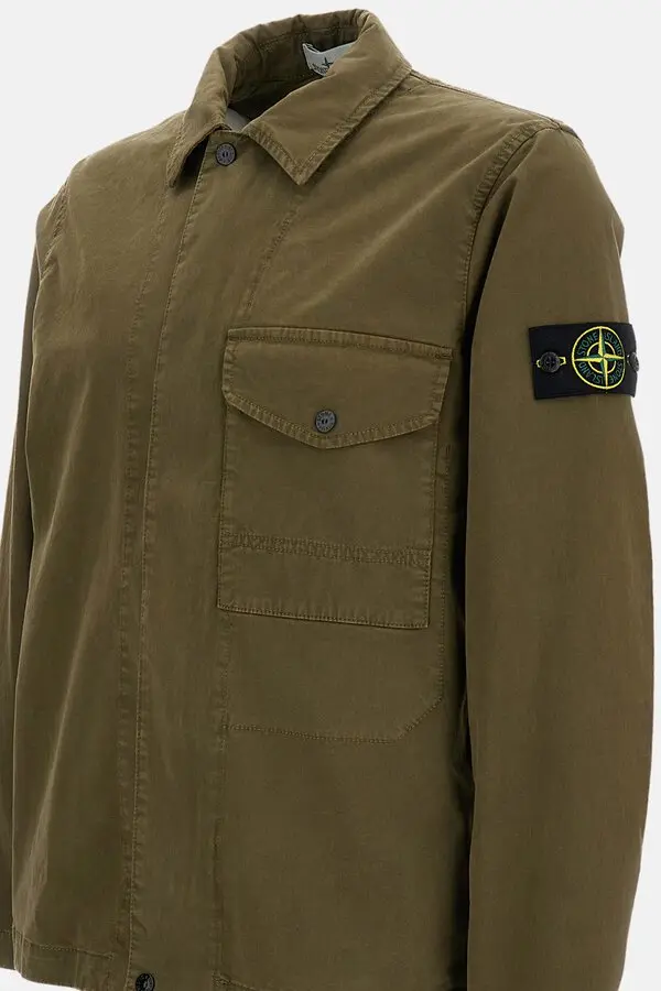 Stone Island Zip Overshirt - Multicolor
