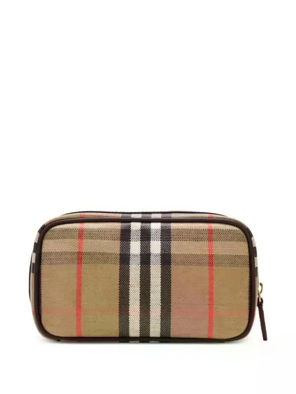 Burberry Highlands Check Makeup Pouch