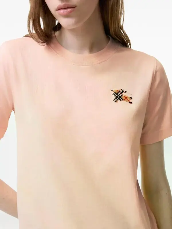 Burberry Knight Check Cotton T-shirt