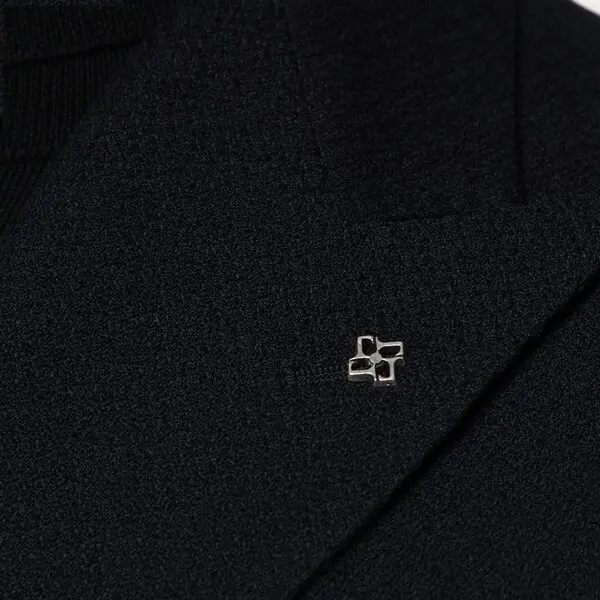 Tagliatore Double-breasted Wool Jacket - Blue