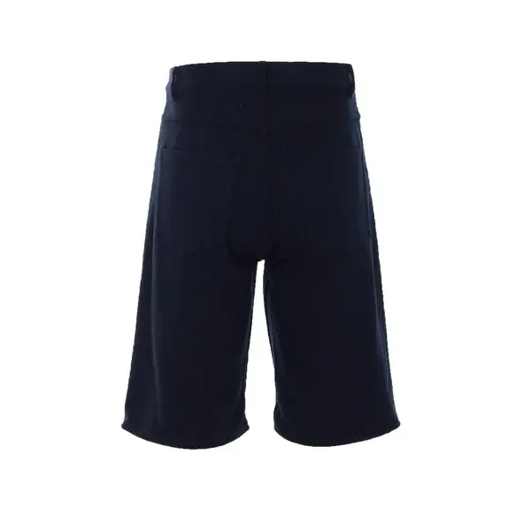 Auralee Silk Denim Wide Shorts - Black