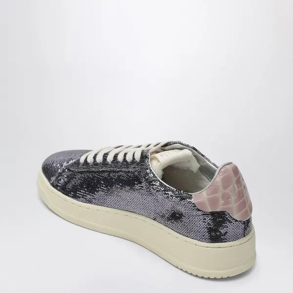AUTRY Dallas Sequined Lace-up Sneakers - Multicolor