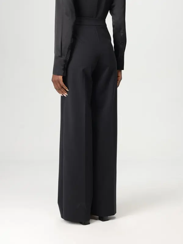 Max Mara High-waisted Wide-leg Pants - Black
