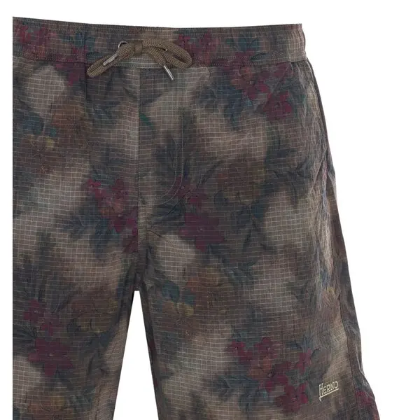Herno Floral Print Swimsuit Boxer Short