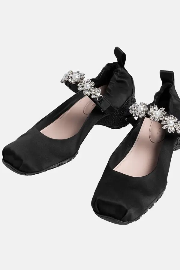 Simone Rocha Ballet Runner With Embellished Strap - Multicolor